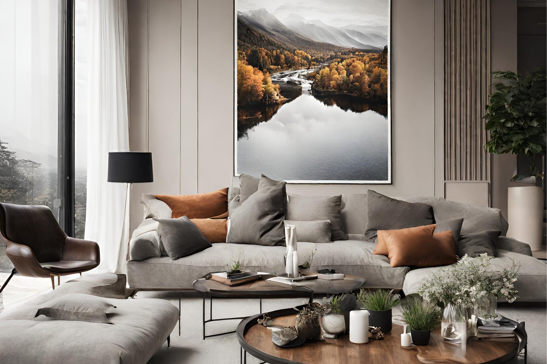 Große Bilder fürs Wohnzimmer – Kunstvolle Akzente setzen