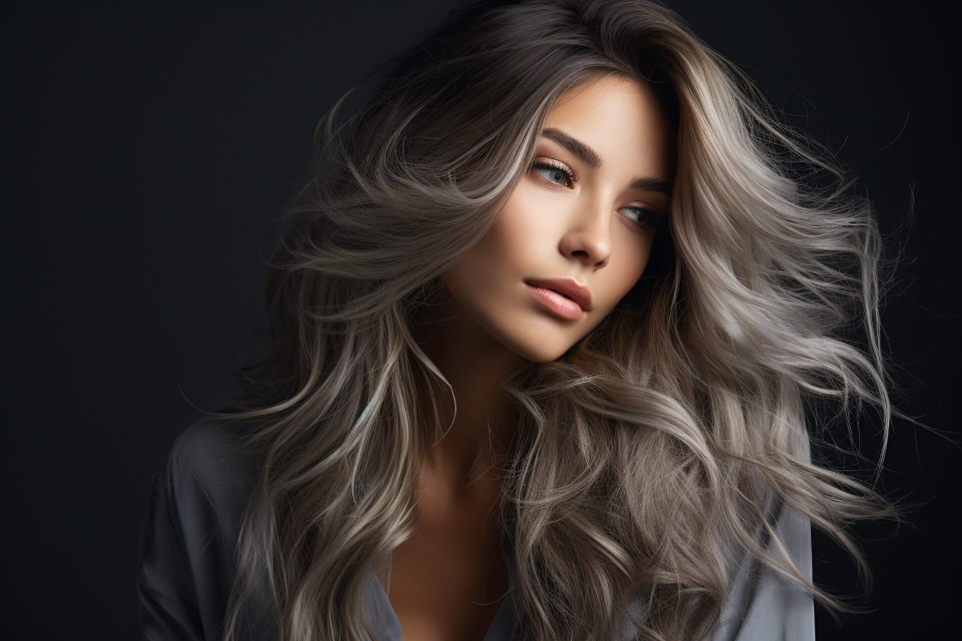 Graue Strähnen in braune Haare Färben: Tipps | Pflege